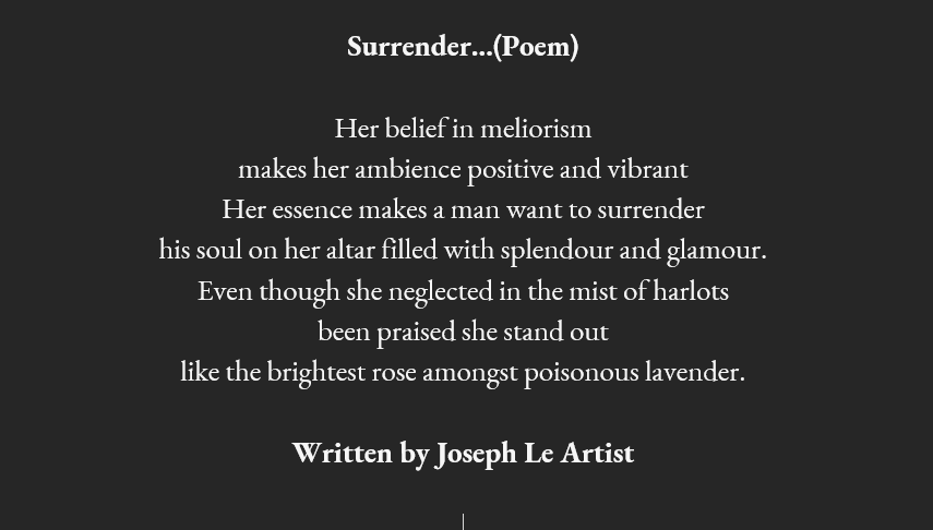 Surrender…(Poem) – LifeandTimelessart